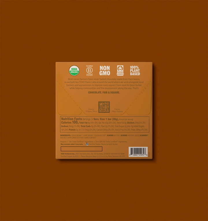 Aww Nuts! Almond Butter Chocolate Bar | TCHO Chocolate