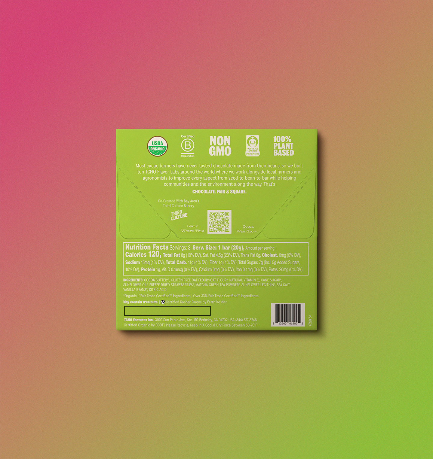 Perfect Matcha Chocolate Bar | TCHO Chocolate